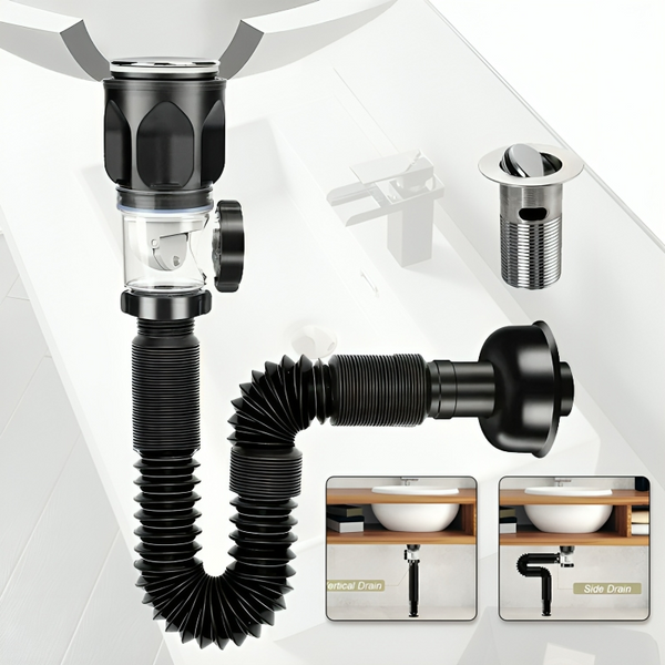 50% RABATT TEMPORÄR | DrainPro™ | Geruchsneutrales Teleskop-Abflussroh ...